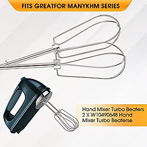 Aoheke Hand Mixer Beaters That Works with KitchenAid KHM5APWH7