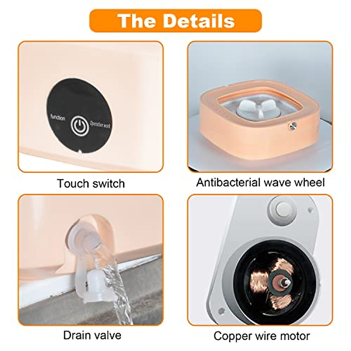 Mini Washing Machine | Foldable Mini Washer for Washing Baby Clothes, Underwear, Socks | Portable for Travel, 100V-240V