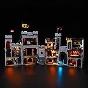 BRIKSMAX Led Lighting Kit for LEGO-10305 Lion Knights' Castle - Compatible with Lego Icons Building Blocks Model- Not Include The Lego Set