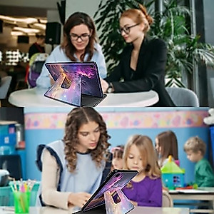 BFSEROBJ for Samsung Galaxy Tab A8 Case 360 Rotating Degree Stand Lightweight Protective Smart Cover with Auto Wake/Sleep Case for Samsung Galaxy Tab A8 10.5 inch 2022 - Pink Galaxy