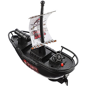 Juephe Pool Pirate Toy Boat Bath Toys - Children’s Toy Boat，Pirate Yacht Toy in Bath Tub, Gift for Kids Pool Toy，It Can Travel After Loading The Batteries