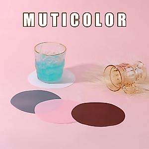 LUTER 4pcs Jar Opener Gripper Pads, Silicone Jar Opener Multi-function Jar Opener Kitchen Coasters Bottle Lid Openers for Arthritis Seniors Kids Women and Weak Hands(4 Colors)