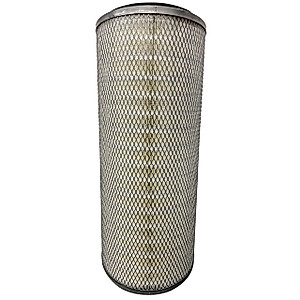 Braden Filtration Dust Collector Filter - Height: 26" OD: 13.84" ID: 9.479" / Cellulose Polyester Blend FR, Open-Open pans - MADE IN USA