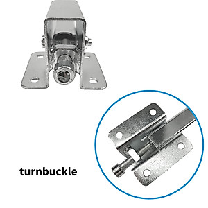 Qualward Sink Repair Kit System Undermount Sink Brackets for Kitchen, Silver Steel