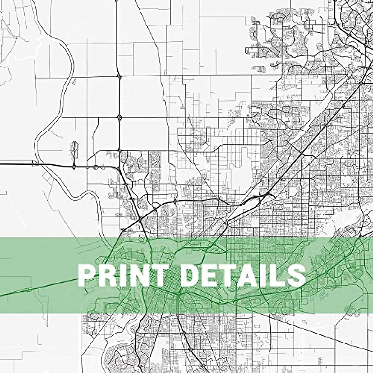 Dear Mapper Sacramento United States View Abstract Road Modern Map Art Minimalist Painting Black and White Canvas Line Art Print Poster Art Print Poster Home Decor (Set of 3 Unframed) (12x16inch)