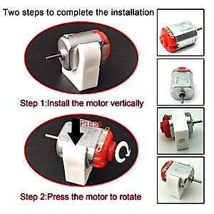 10pcs Micro 130 DC Motor Strong Magnetic Brushed Electric DC 3V -12V 25000 RPM Cars Toys Electric Motor, High Speed Torque DIY Remote Control Toy Car Hobby Motor, Metal Car Engine Motor Kit for Toys