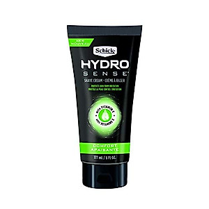 Schick Hydro Sense Comfort Shave Cream for Men, 6 Ounce, 3 Count