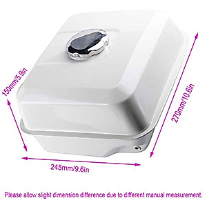 17510-ZE2-801ZC Fuel Tank for Honda GX340 GX390 Engine Replaces 17510-ZE3-020ZA 17510ZE3020ZA by TOPEMAI