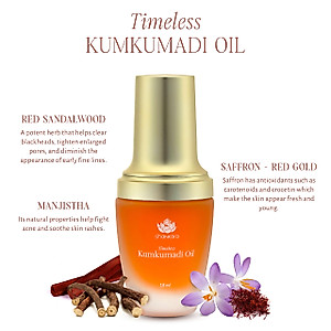 Shankara Kumkumadi Oil with Pure Saffron and Ayurvedic Herbs (Original Aroma 18ml)