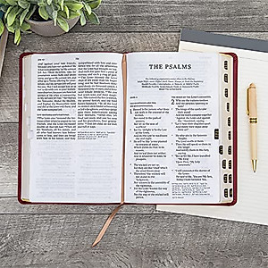 NASB Super Giant Print Reference Bible, Burgundy LeatherTouch, Indexed