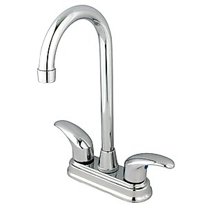 Kingston Brass KB6491LL Legacy Bar Faucet, 4-3/4", Polished Chrome