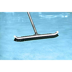 Poolmaster 20191 24" Aluminum-Back Brush - Commercial Collection