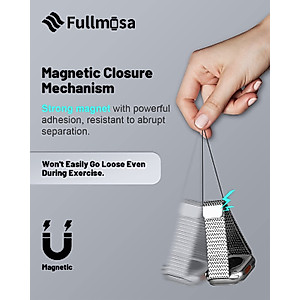 Fullmosa Compatible Apple Watch Metal Bands 45mm 44mm 42mm, Stainless Steel Mesh Loop Magnetic Clasp iWatch Band with TPU Case for Apple Watch Series 9 8 7 6 5 4 3 2 1 SE SE2 for Men Women (Silver)