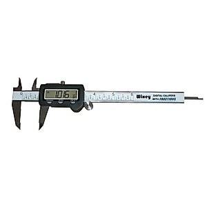 6 Inch Imperial Digital Calipers with Fractions