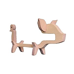 SEASD Wine Rack Wooden Bottle Rack Animal Bottle Rack Creative Decoration Wine Rack Animal Shape