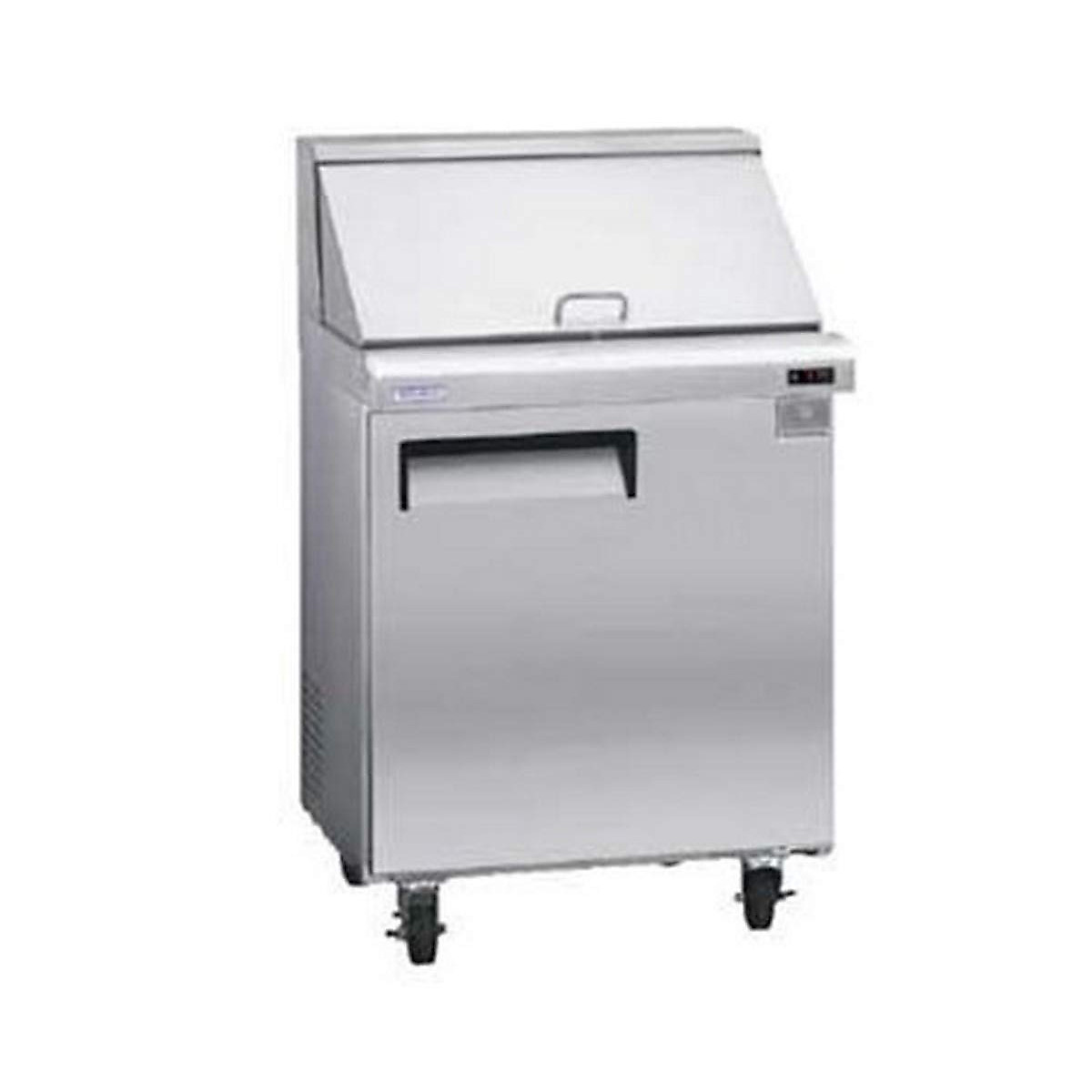 Kelvinator KCMT27.12 27" Single Door Mega Top Prep Table, 12 Pans, 6 cu. ft.