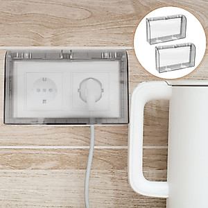 Outlet Safety Covers Outlet Cover safety outlet cover box socket cover box plastic outlet covers Proofing: Box Clear Wall Protector