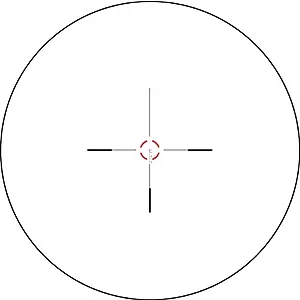 Trijicon VCOG 1-6x24 Riflescope Red Segmented Circle/Crosshair .223/55 Grain Ballistic Reticle with Thumb Screw Mount