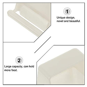 POPETPOP 4pcs Parrot Feeding Cups Plastic Birds Food Dish Parrot Feeders Water Cage Bowls for Cockatiel Conure Budgies Parakeet Parrot Macaw Small Animal Chinchilla