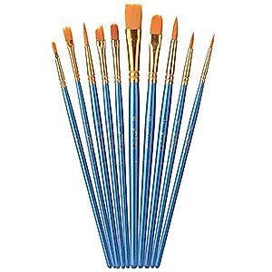Mr. Pen- Paint Brushes, 10pc, Paint Brushes for Acrylic Painting, Art Brushes, Drawing and Art Supplies, Paint Brush, Acrylic Paint Brushes, Paint Brushes for Kids, Paint Brush set, Watercolor Brushes