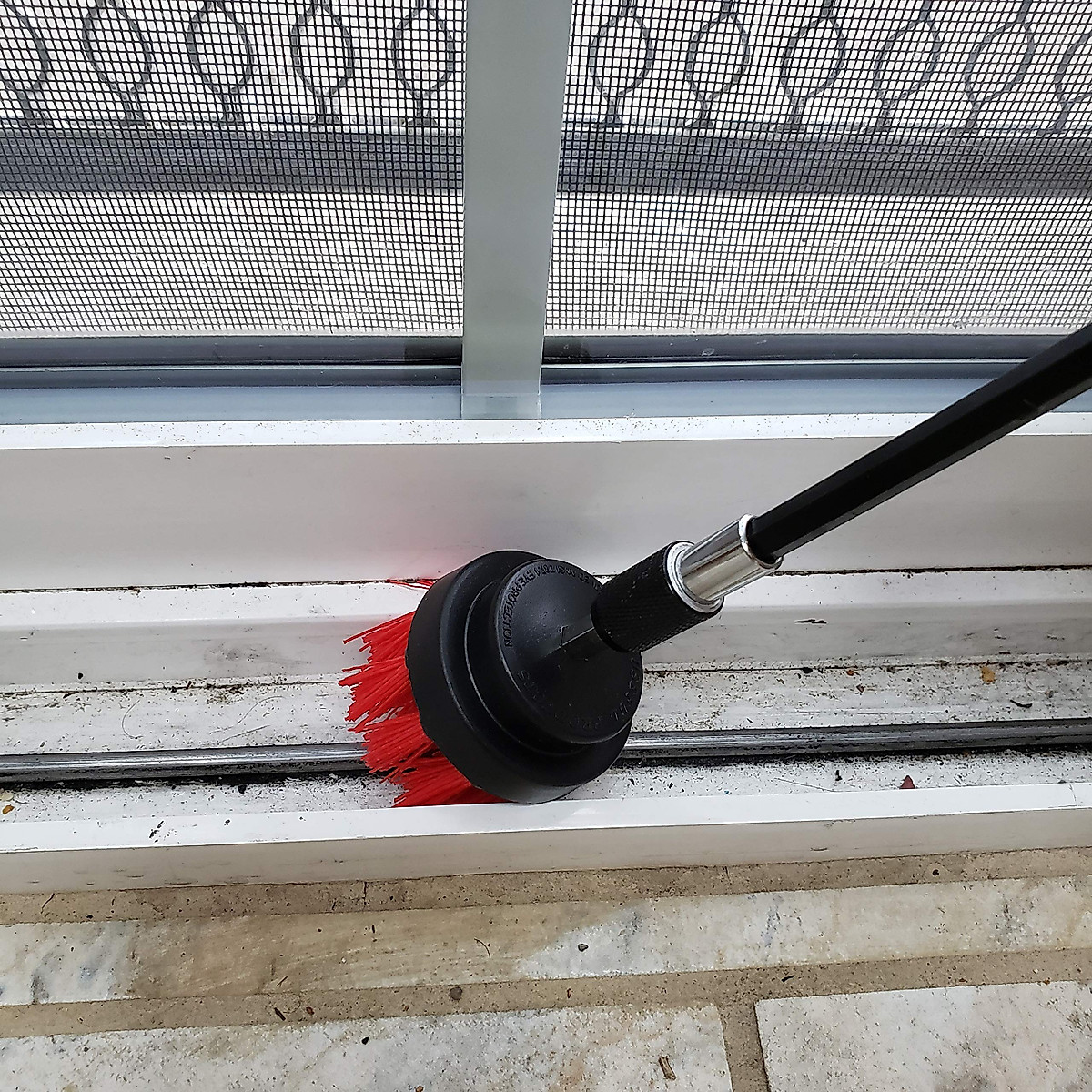 Bring It On Cleaner Drill Brush Attachment Set 3 Brushes - Bring It On Power Scrubber Brush Cleaning Kit, 5 Inch Extension, Use On Grout, Cars, Bathroom Surfaces, & Tile