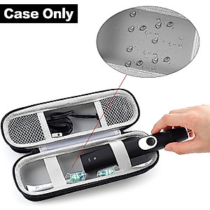 Toothbrush Travel Case Compatible with Oral-B Pro 1000 2000 3000 3500 5000 7500/ for Philips Sonicare ProtectiveClean 4100 6100 5100 6500 7500 Rechargeable Electric Toothbrush (Box Only) -Black