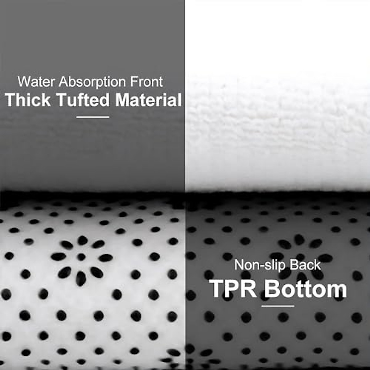 Mosaic Tile Moroccan Motif Soft Area Rugs Indoor Outdoor Floor Mat Non Slip Carpet for Living Room Bedroom Dining Room Classroom Entrance 20" x 31"