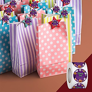 Heyfibro Halloween Thank You for Supporting My Small Business Sticker Roll, 1.5" Thank You Stickers for Retail Stores, Bakeries, 500 Pcs Halloween Round Label Stickers for Gift Boxes, Candy Bags