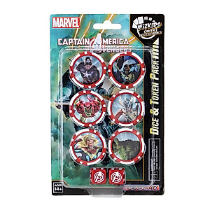 WizKids Marvel HeroClix: Captain America and The Avengers Dice and Token Pack