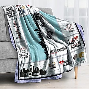 Soft and Comfortable Flannel Blanket Throw Blankets Bed Blanket for Couch Sofa Home Decor 60"x50"