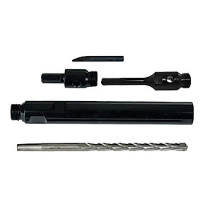 Steel Dragon Tools 3-Piece 1.5-inch to 2.5-inch Dry Diamond Core Drill Bit Kit with Hex SDS Adapters and Case