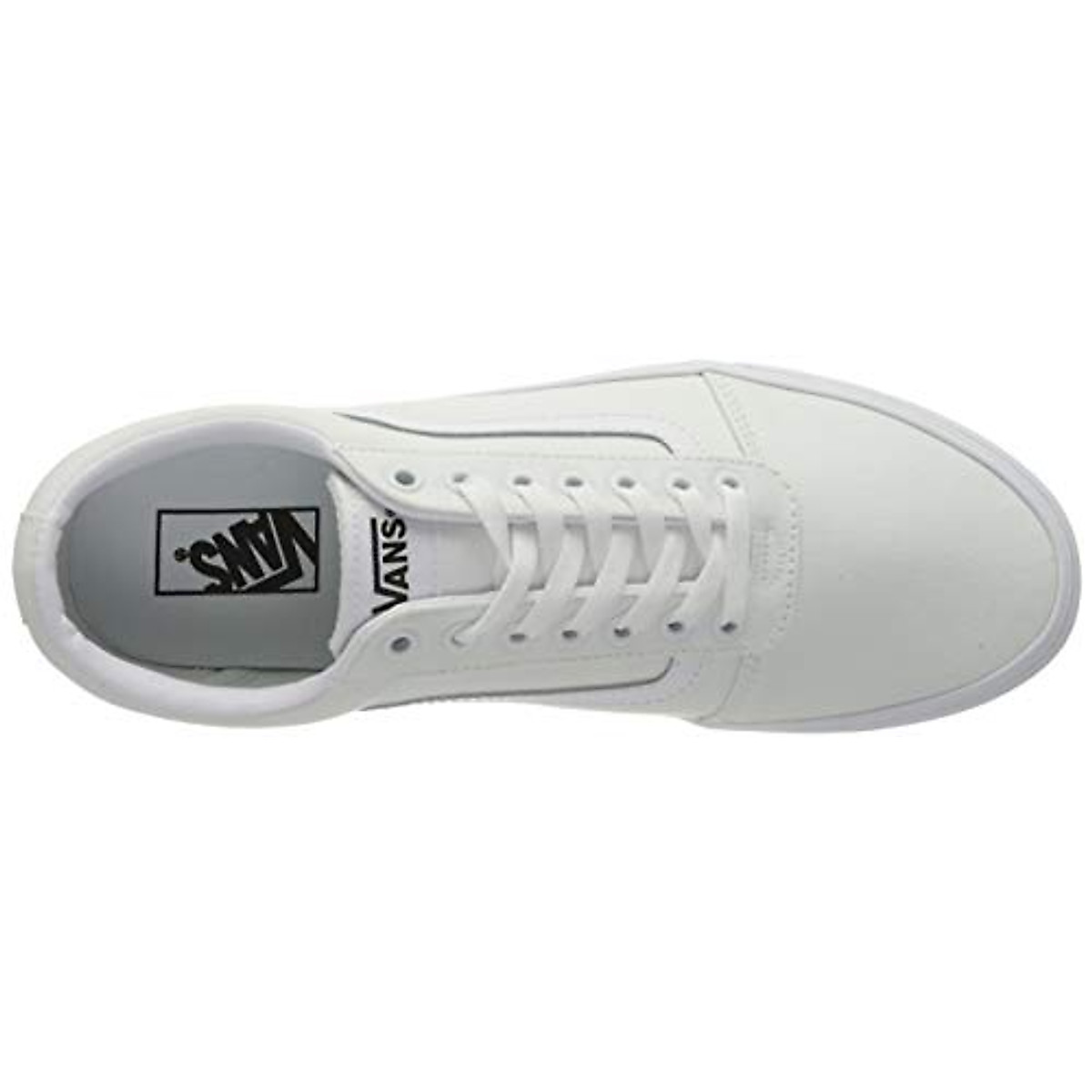 Vans Men's Ward Sneaker, Canvas White White, 11.5