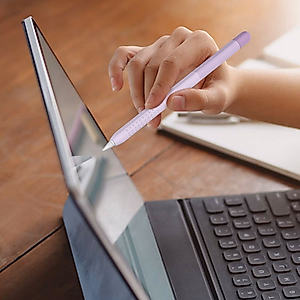 Delidigi Case Compatible with Apple Pencil Pro and Apple Pencil 2nd Generation, Gradient Color Case Sleeve Silicone Cover Accessories for Apple Pencil