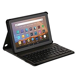 AGPTEK Keyboard Case for All-New Amazon Fire HD 8/8 Plus(2020 Release, 10th & 2022 Release, 12th),with Detachable Wireless Bluetooth Keyboard