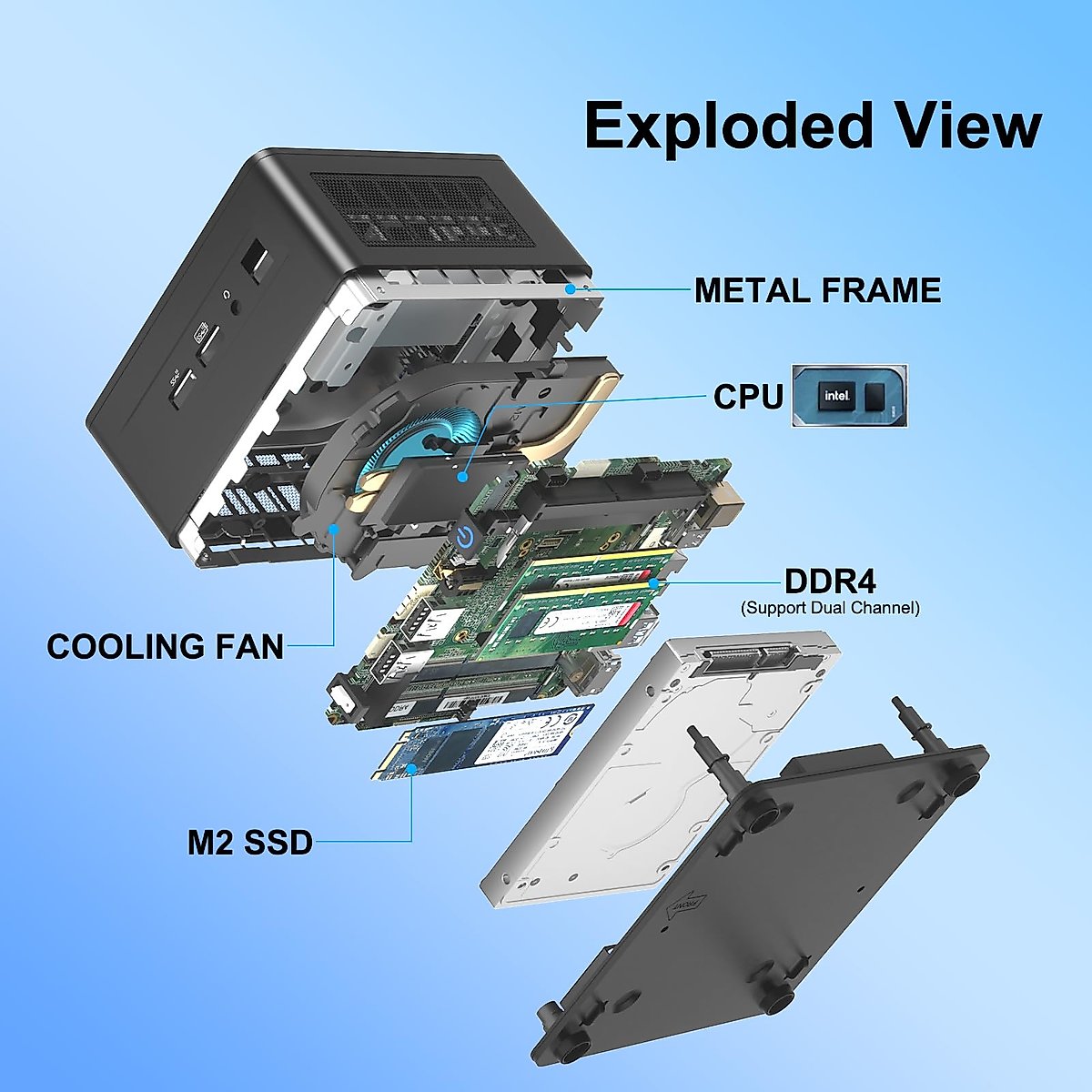 2023 Intel NUC 13 Pro,NUC13ANHi5 Versatile Mini PC 16GB RAM&512GB SSD with Core i5-1340 Processor (12Core&Up to 4.6GHz Turbo,Intel Iris Xe Graphics) Support 4K/WiFi6E/BT5.3/Win11 Pro preinstalled
