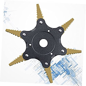 YARNOW Lawn Mower Blade 1PC Brush Cutter Blade Trimmer Heads Universal Trimmer Blade Balancer Metal Lawn Mower Grass Trimmer Blade