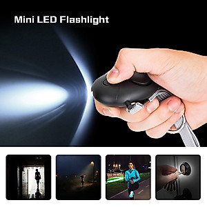 Personal Alarm, Safe Sound Security Personal Alarm for Women,Kids, Elderly, Emergency Safe Personal Alarm Black