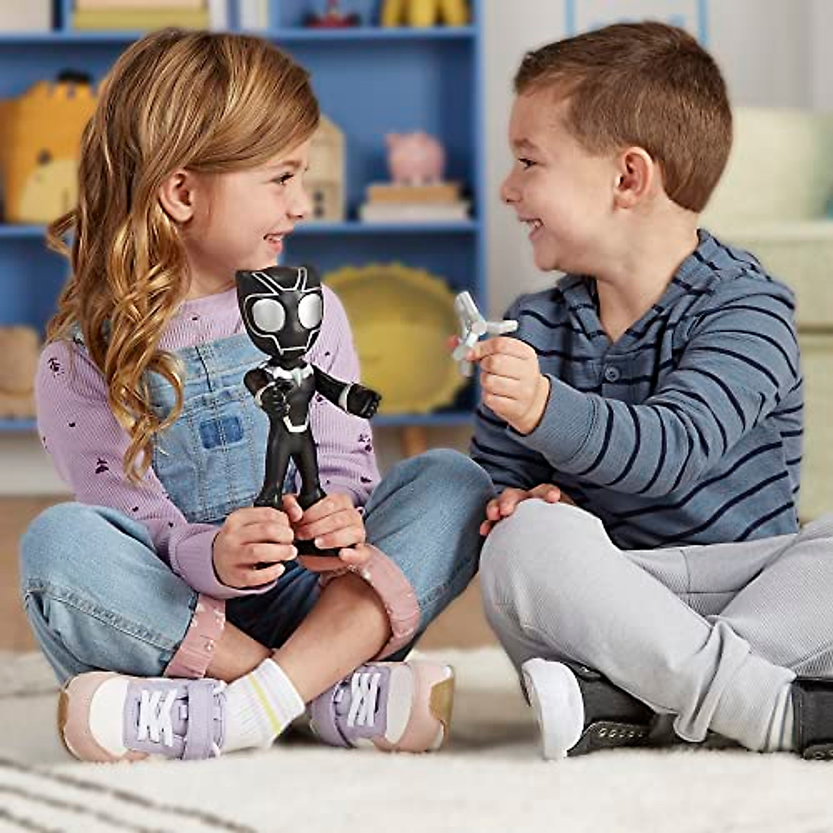 Spidey and his Amazing Friends Supersized Black Panther 9-inch Action Figure, Marvel Preschool Super Hero Toys, Ages 3 and Up