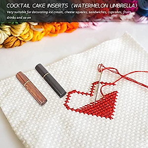 VICASKY Multi Tool Knitting Needle Organizer 8 Pcs Sewing Needles Wood Needle Holder Sewing Needle Container Needle Storage case Holder Wood Needle Sewing Thread Organizer Pocket Multitool