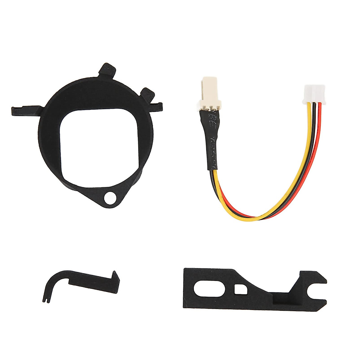 Mini Fan 3D Print Mount Kit, Stable Console Brushless Mount Professional Keep Silent for Game Controller