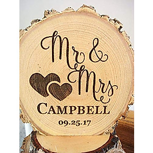 Mr & Mrs Wedding Cake Topper