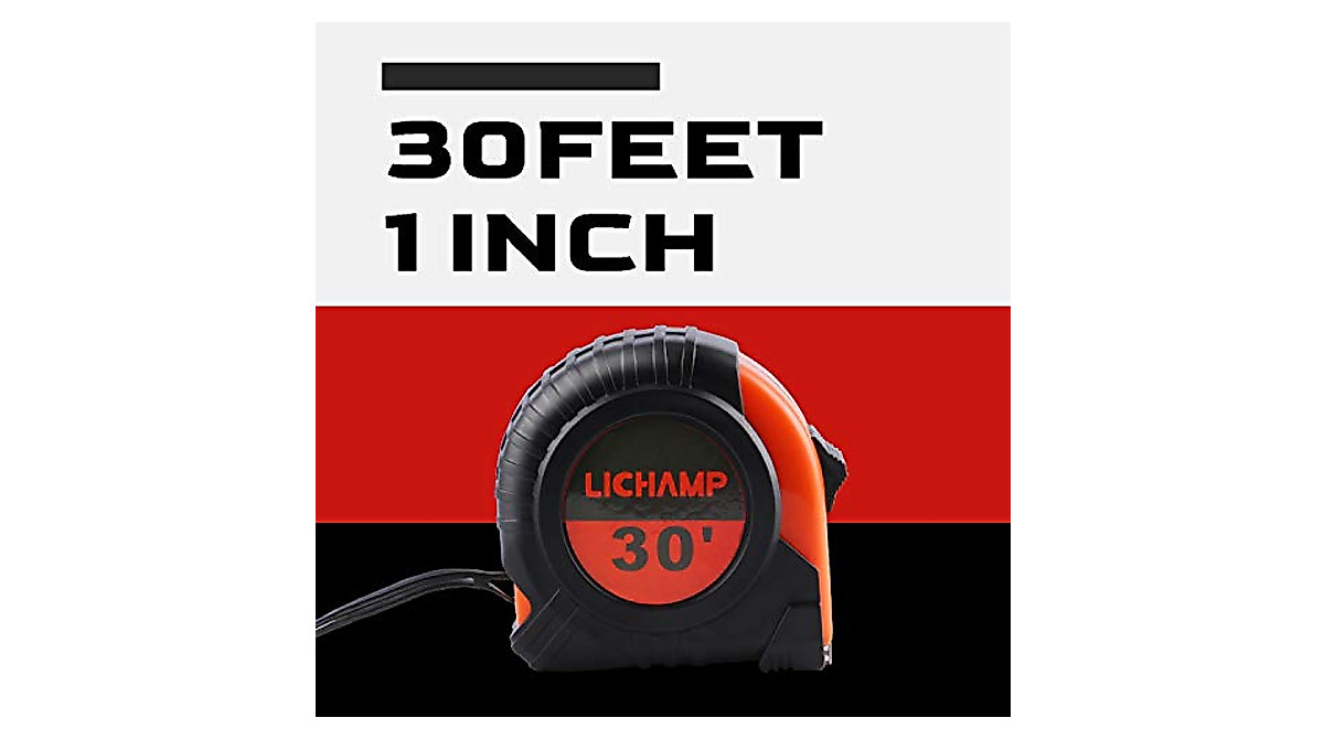LICHAMP 30-Foot Tape Measure - 4 Pack for Easy Measuring