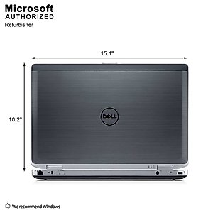 Dell Latitude E6530 15.6INCH FHDplus (19201080), Intel Core I5 3210M Upto 3.1G, 8G DDR3, 512GB SSD, DVD, WiFi, VGA, HDMI, USB 3.0, Win10 64 Bit-Multi-Language(CI5)(Renewed)