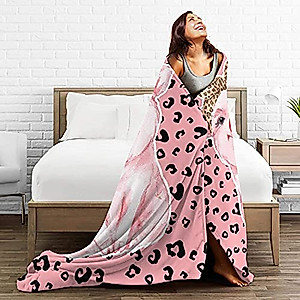 Cute Pig Cozy Soft Flannel Blanket Luxury Fleece Bed Blanket Throw Blanket Lightweight for Sofa Chair Bed for Couch Living Room 60"X50"