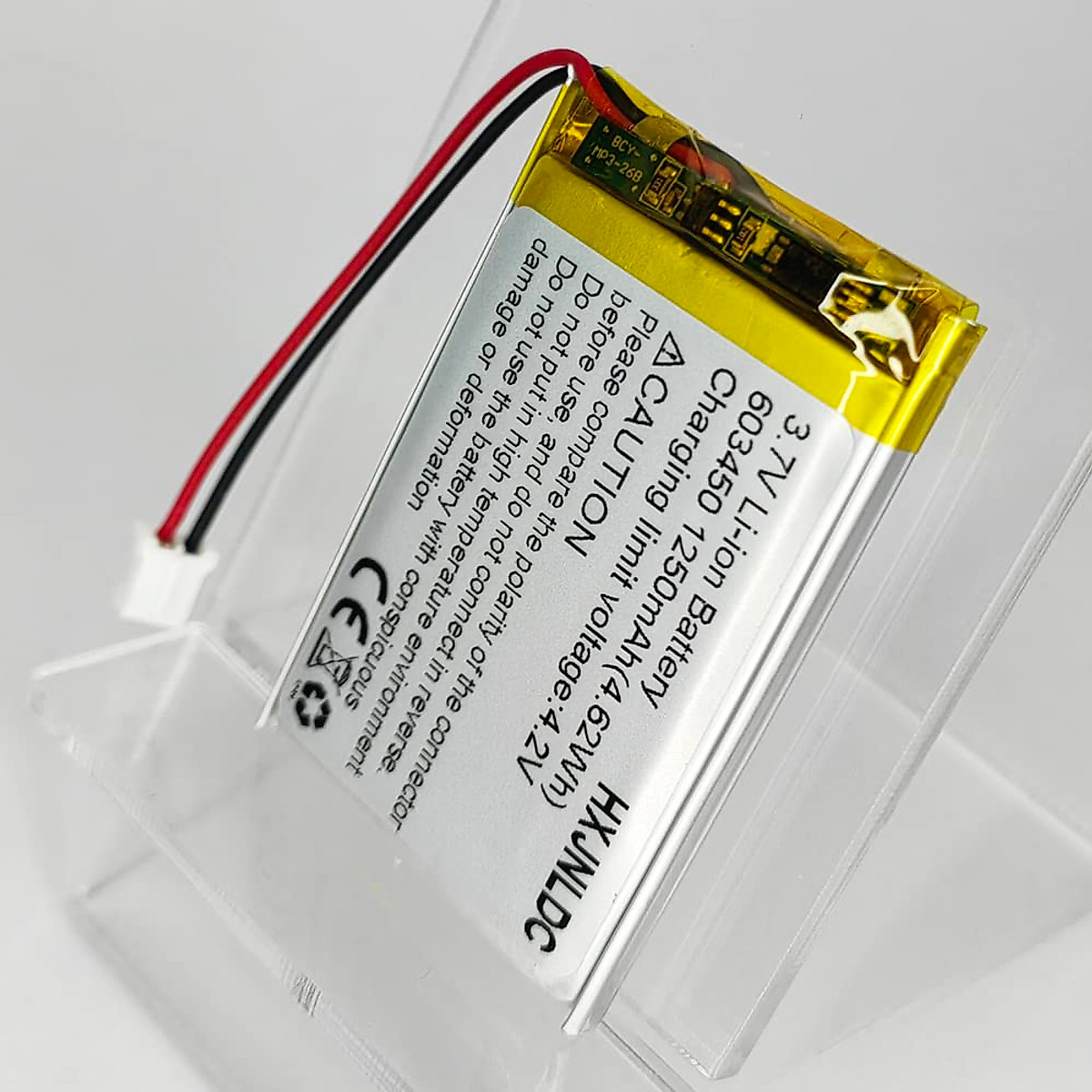 3.7v 1250mAh 603450 Replacement Battery for Sony PS4 Gold Wireless Stereo Headset，Compatible with PS3 Controller CECHZC2E CECHZC2J CECHZC2H CECHZC2A and CECHZC2U, Lip1349 LIP1472 LIP1859 Playstation 3