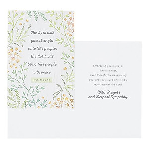 Sympathy - Inspirational Boxed Cards - Botanical Frames