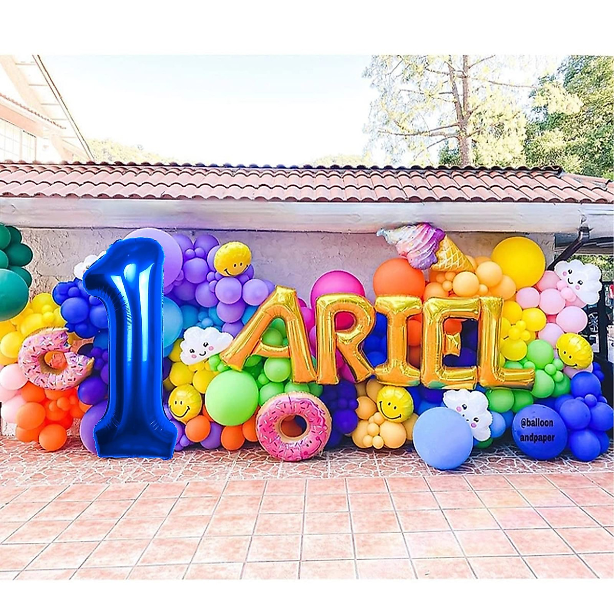 40 Inch Number 13 Balloon Blue Jumbo Giant Big Large Number 13 Foil Mylar Blue Balloons 31th Birthday Party Anniversary Decorations Supplies for Boys Girl Balloon Event Ocean Mermaid Theme Party