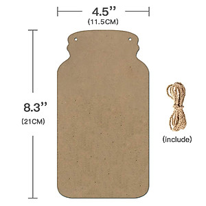 Putuo Decor Yellow Peach Mason Jar Sign, Summer Fruit Decorations for Garden, Yard, Patio, Porch, Front Door, 8.3x4.5 Inches Hanging Wall Plaque - Welcome Summer