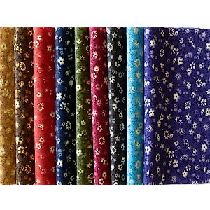 18 Pcs Fabric Strips Cute, Beautiful 100% Cotton Fabric Quilting Strips, Width 2.5 inch Length 44 inch, Gift Botanical Gardens Jelly Roll pre-Cut, DIY Blanket