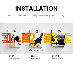 ATOPINK 62XL Color Ink Cartridge Remanufactured Ink Cartridge 62 XL | Replacement for HP 62XL 62 (1 Tri-Color) Ink Cartridge Works with Envy 5540 7640 5640 5660 Series, OfficeJet 5740 Mobile 200 250
